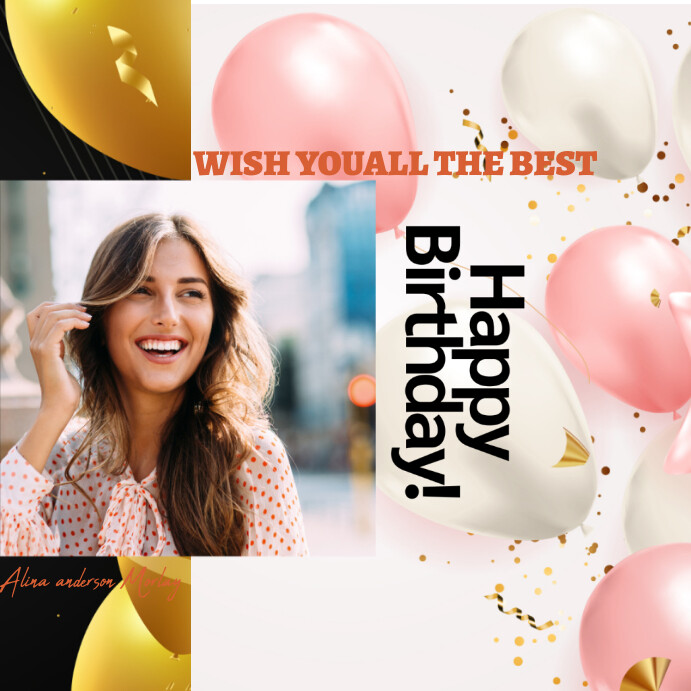 birthday new posterflyers happy wishes Template | PosterMyWall