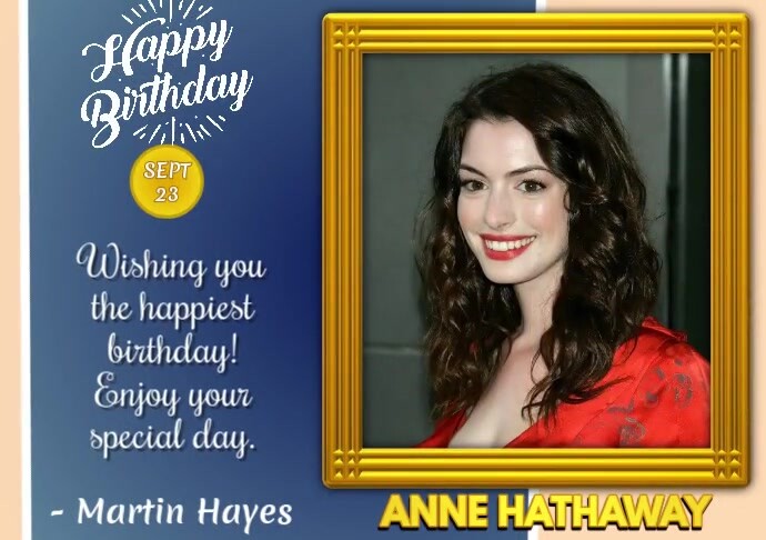 Birthday online greetings Template | PosterMyWall