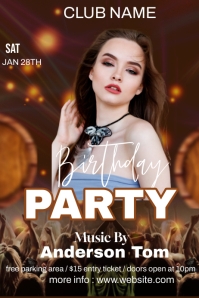 Happy Birthday Poster Template Postermywall