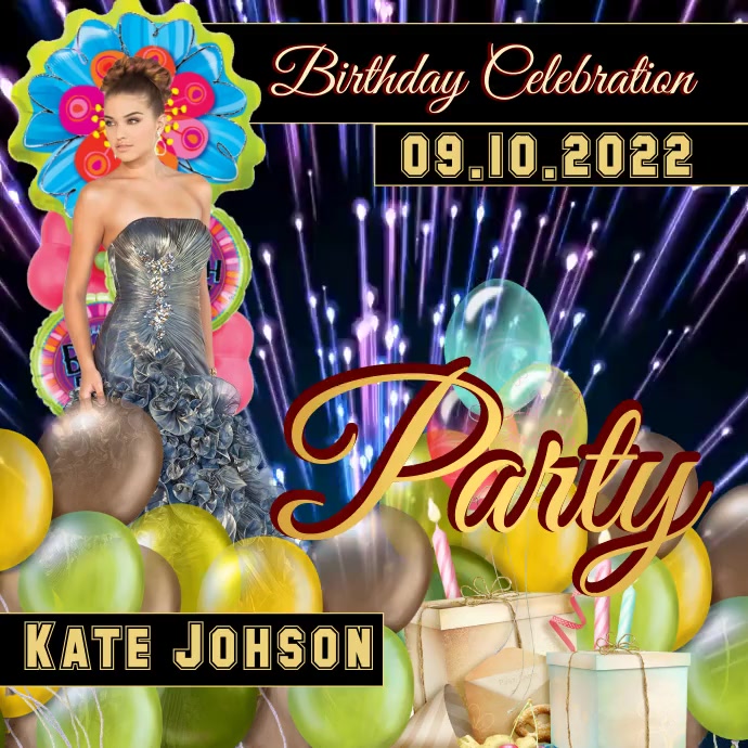 birthday party Template | PosterMyWall