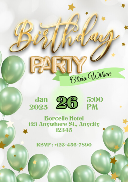 Birthday Party Template | PosterMyWall