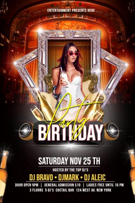 BIRTHDAY PARTY Template | PosterMyWall
