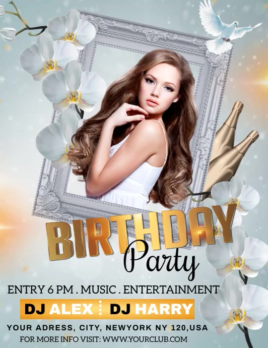 Birthday party Template | PosterMyWall