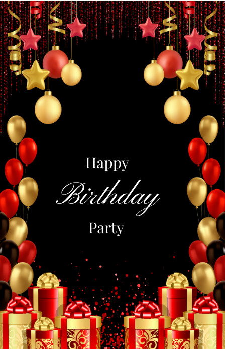 Birthday party Template | PosterMyWall