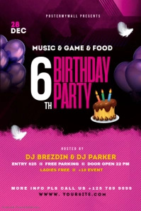 Birthday Party Template Postermywall