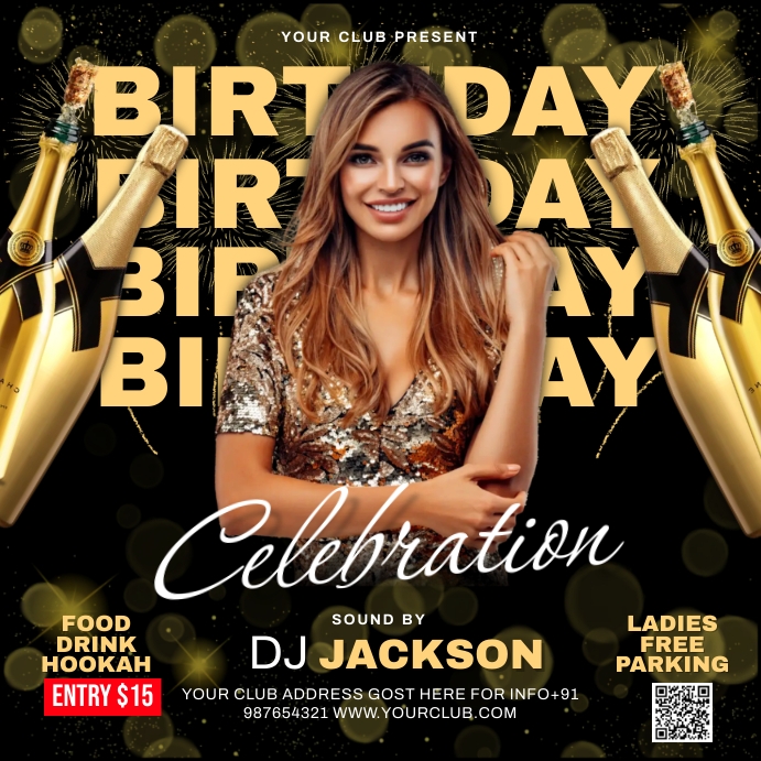 Copy of Birthday party | PosterMyWall