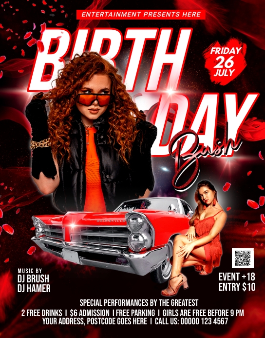 BIRTHDAY PARTY Template | PosterMyWall