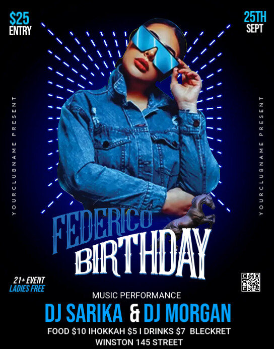 Birthday Party Flyer Template | PosterMyWall