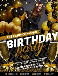 graduation party invitation flyer template | PosterMyWall