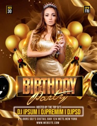 birthday party flyer template | PosterMyWall
