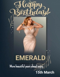 First Birthday Flyer ADS Template | PosterMyWall