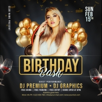 birthday bash Template | PosterMyWall