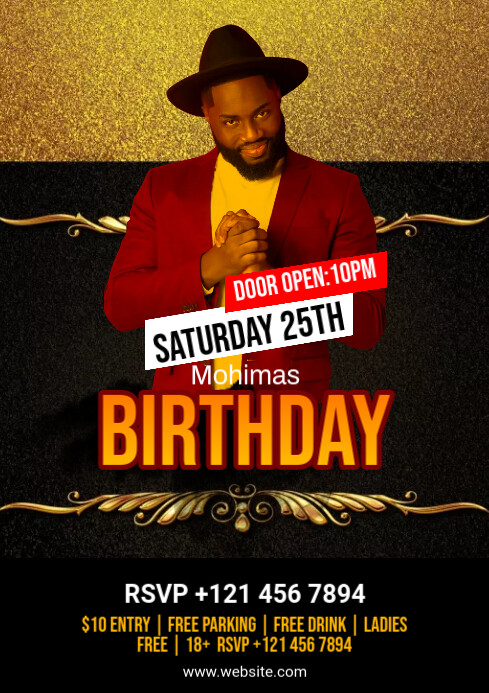 Birthday Party Flyer Template | PosterMyWall