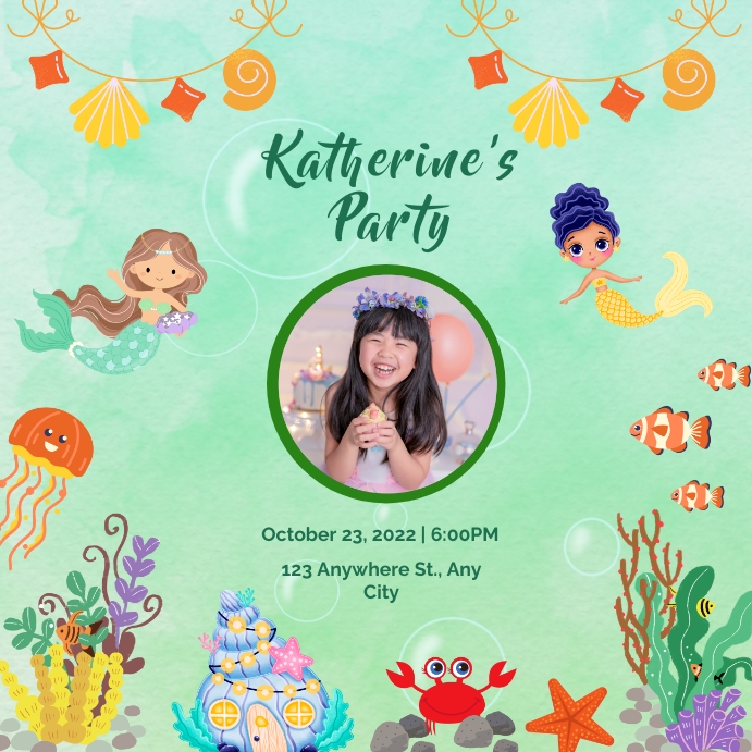 Birthday Party Instagram Post Template | PosterMyWall