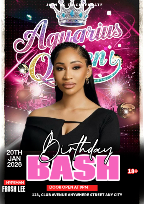 Birthday party invitation Template | PosterMyWall