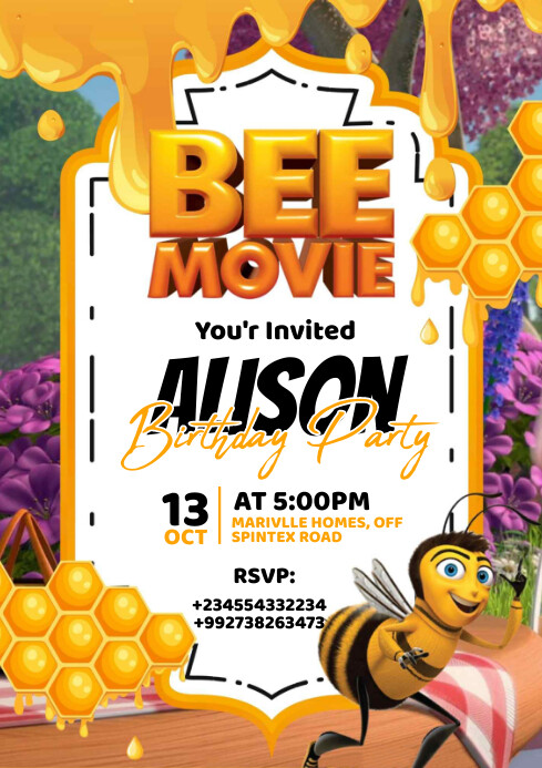 Birthday Party Invitation Template | PosterMyWall