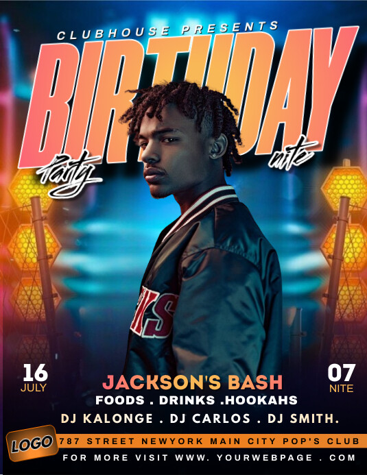 birthday party post Template | PosterMyWall