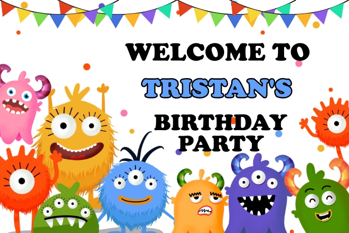 Birthday Party Welcome Template (1) | PosterMyWall
