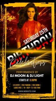 Birthday Party WhatsApp Status Template | PosterMyWall