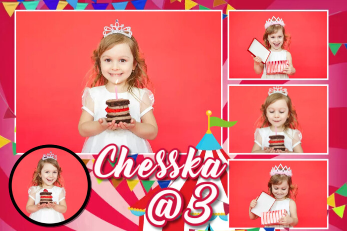 Birthday Photo Booth Template | PosterMyWall