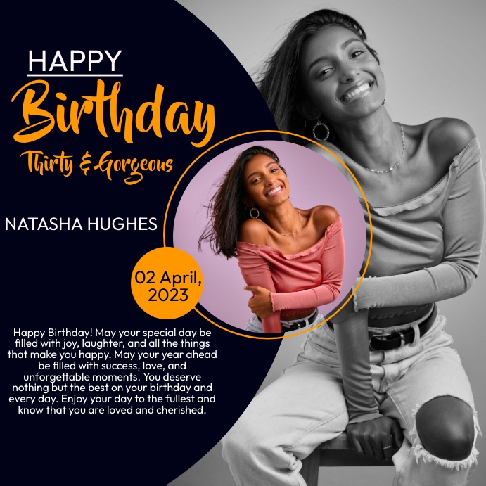 Copy of birthday post | PosterMyWall