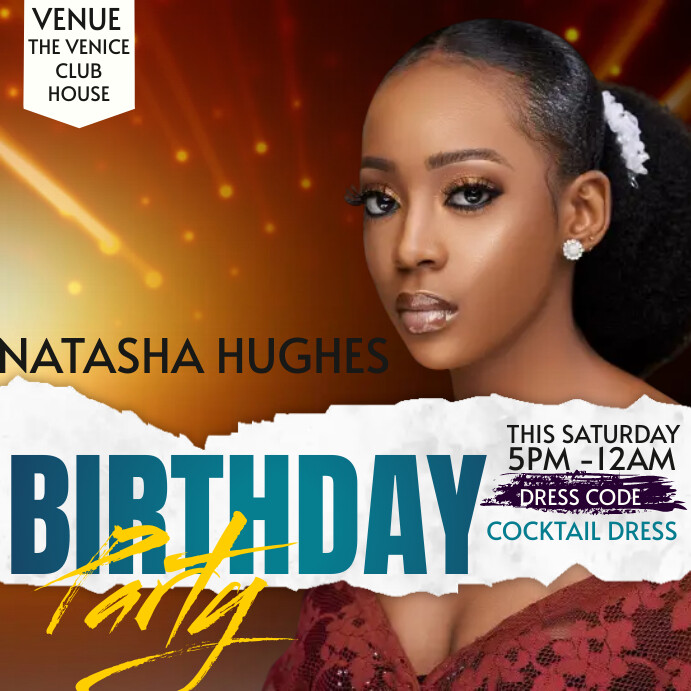 Plantilla de birthday post | PosterMyWall