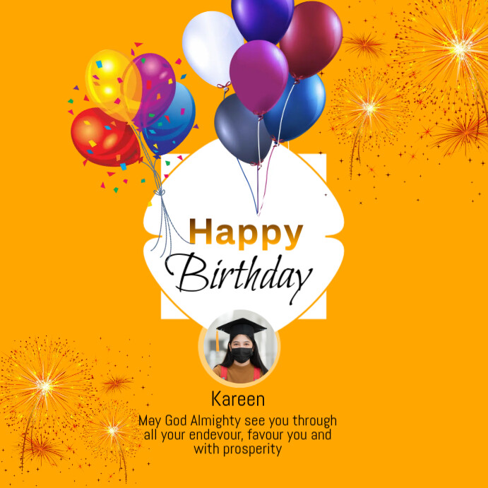 Birthday post Template | PosterMyWall
