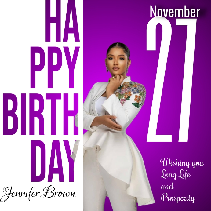 Copy of Birthday post | PosterMyWall