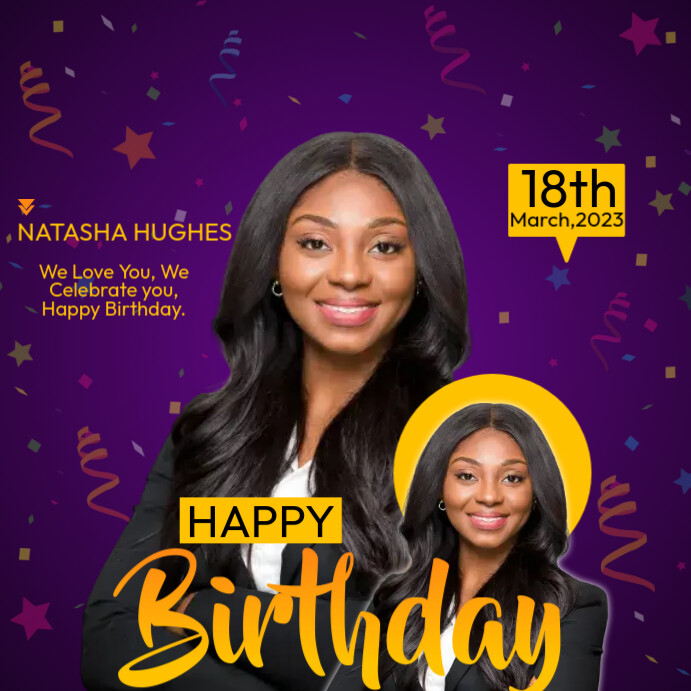 birthday post Template | PosterMyWall