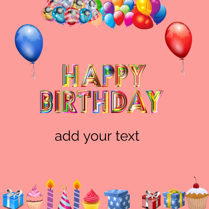 Birthday post Template | PosterMyWall