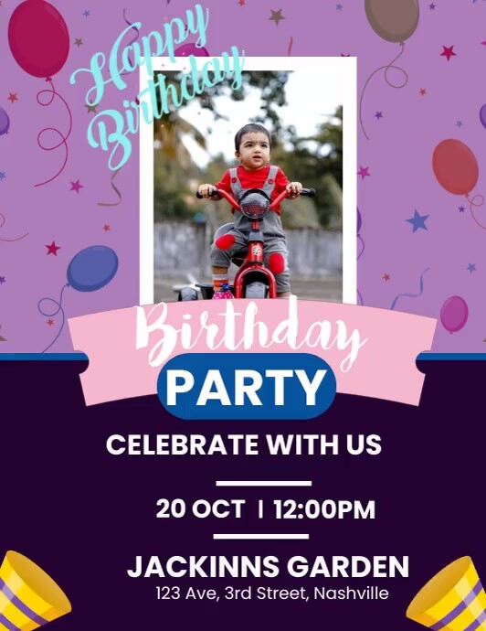 birthday post Template | PosterMyWall