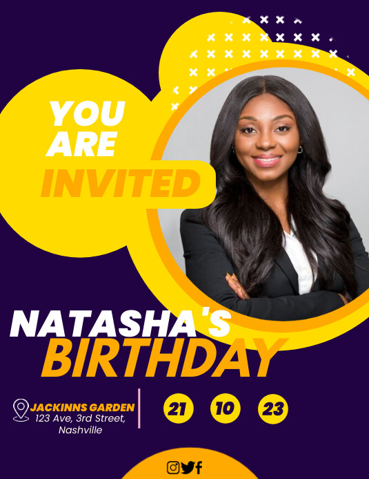 Copy of birthday post | PosterMyWall