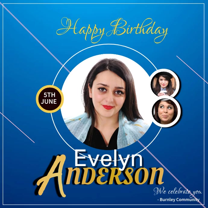 Birthday post Template | PosterMyWall