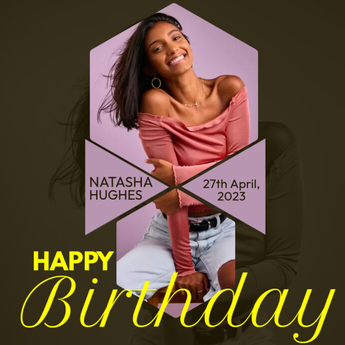 birthday post Template | PosterMyWall
