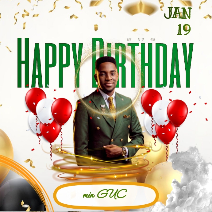 Birthday post flyer Template | PosterMyWall