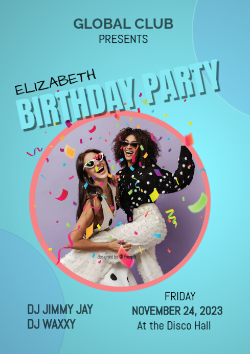Copy of birthday postal wall | PosterMyWall