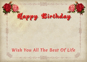 Birthday Postcard Template | PosterMyWall