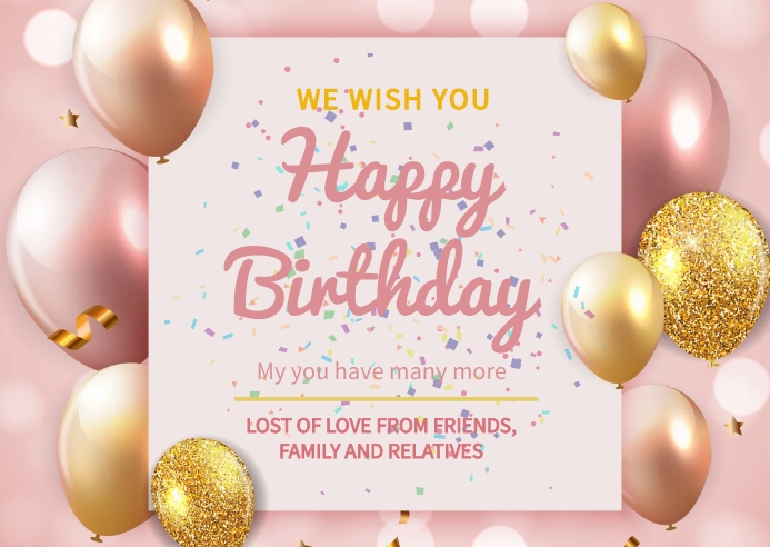 Birthday Postcard Template | PosterMyWall