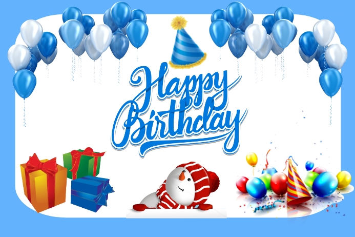 Birthday Poster,Birthday Party ,Boy Birthday Template | PosterMyWall