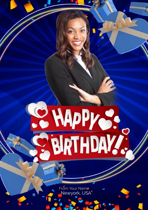 Birthday Poster (2) Template | PosterMyWall