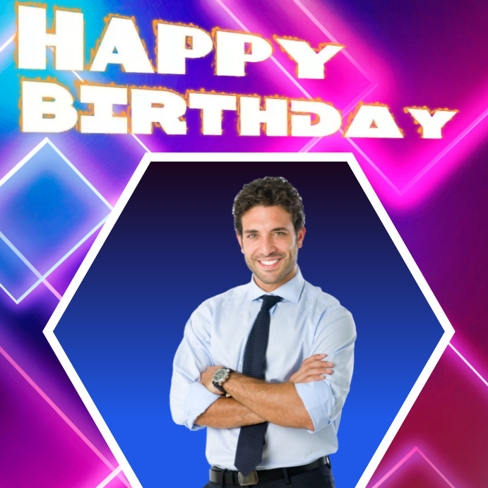 Birthday poster Template | PosterMyWall