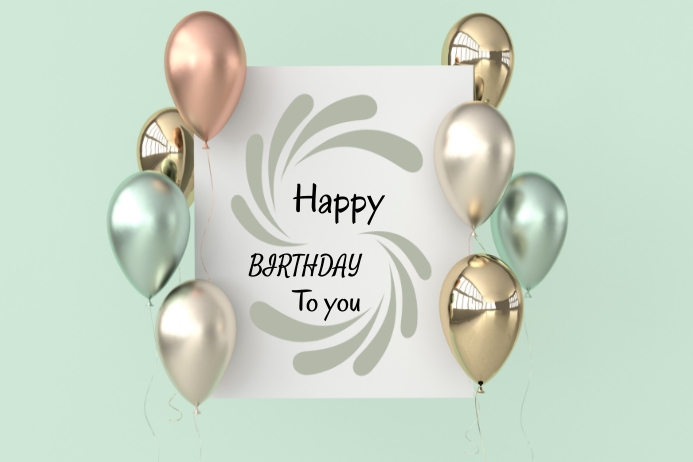 Birthday Poster Design Template | PosterMyWall