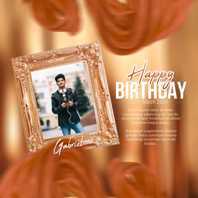 BIRTHDAY POSTER Template | PosterMyWall