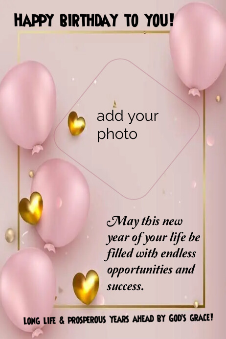 Birthday Poster Template | PosterMyWall