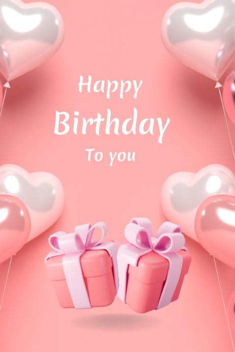 Birthday Poster Design Template | PosterMyWall