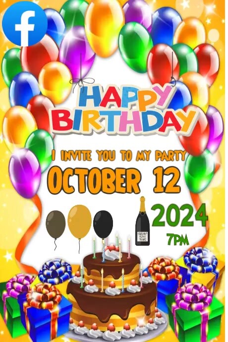 birthday poster Template | PosterMyWall