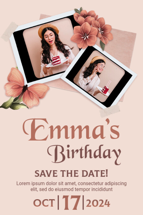 Birthday Poster Template | PosterMyWall