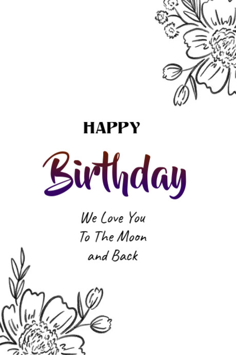 Birthday Poster Template | PosterMyWall