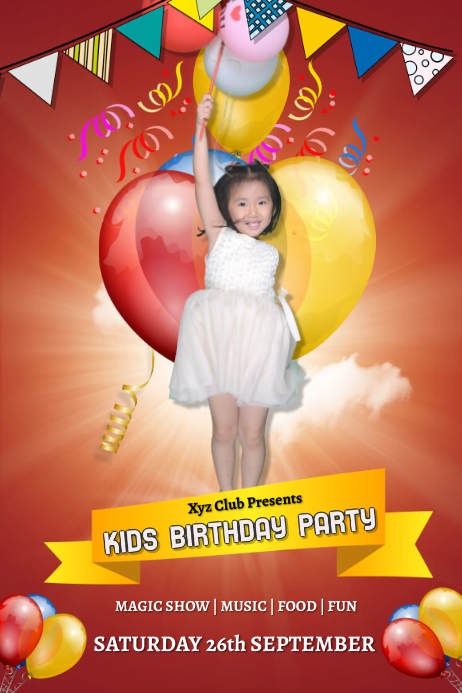 Birthday Poster Template Design | PosterMyWall