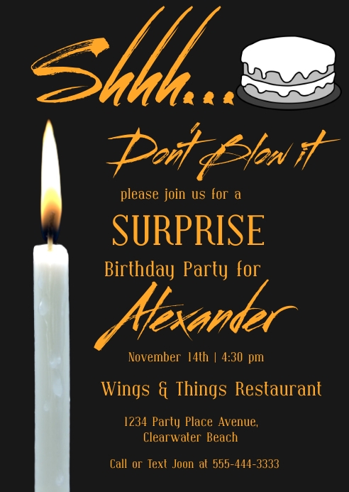 birthday poster template | PosterMyWall